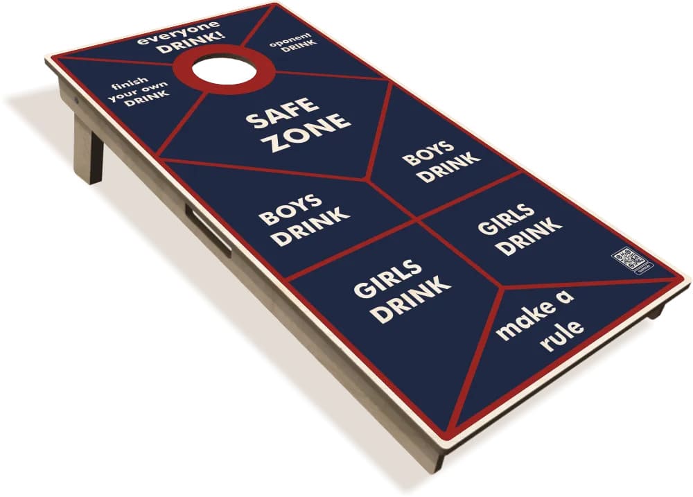 KUKURŪZŲ FUTBOLAS, Cornhole žaidimo lenta, Rudas - Žaidimų nuoma